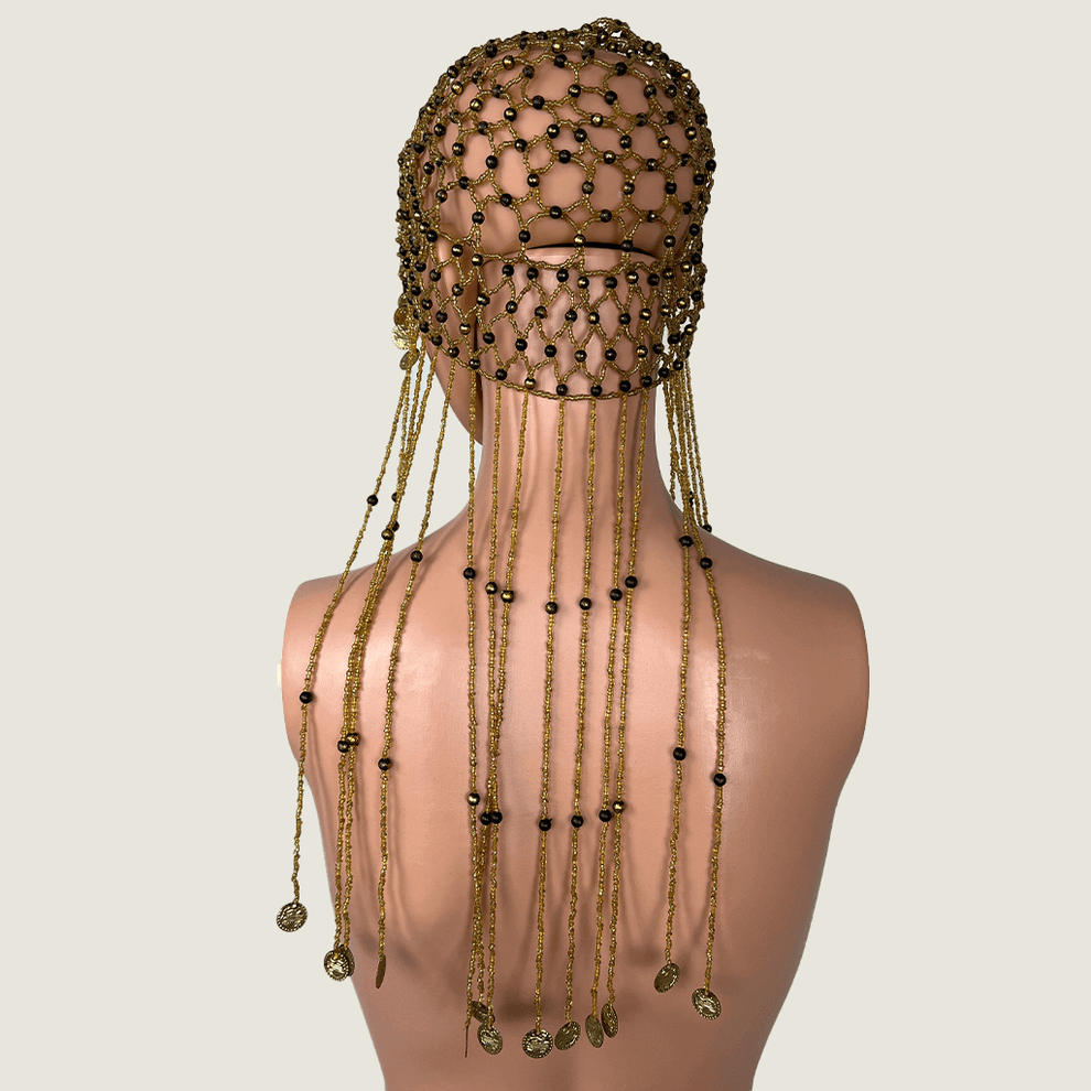 Vintage Beaded Fringe Flapper Head Cap – Encore Fashion